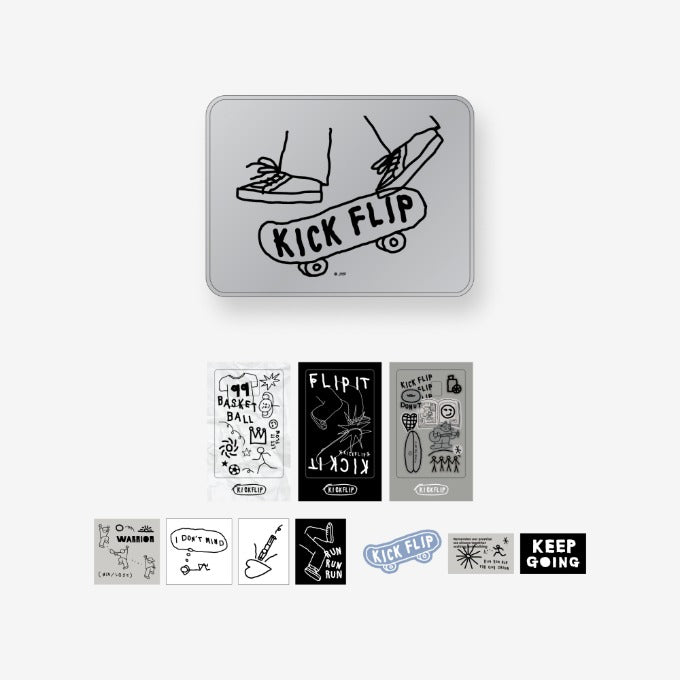 KickFlip - [Flip it, Kick it!] POP-UP STORE MD STICKER PACK
